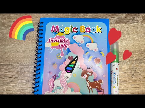 Magic Water Book | Coloring Unicorn