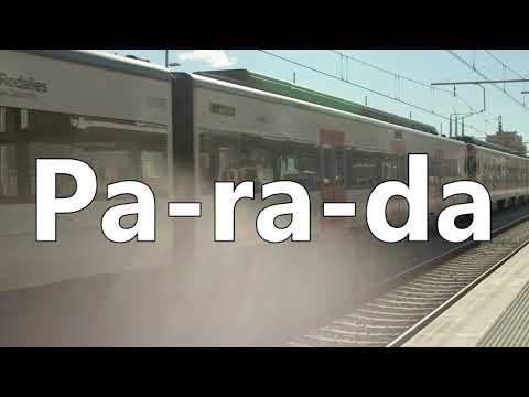 How to pronounce PARADA in Spanish - Learn how to say STOP in Spanish