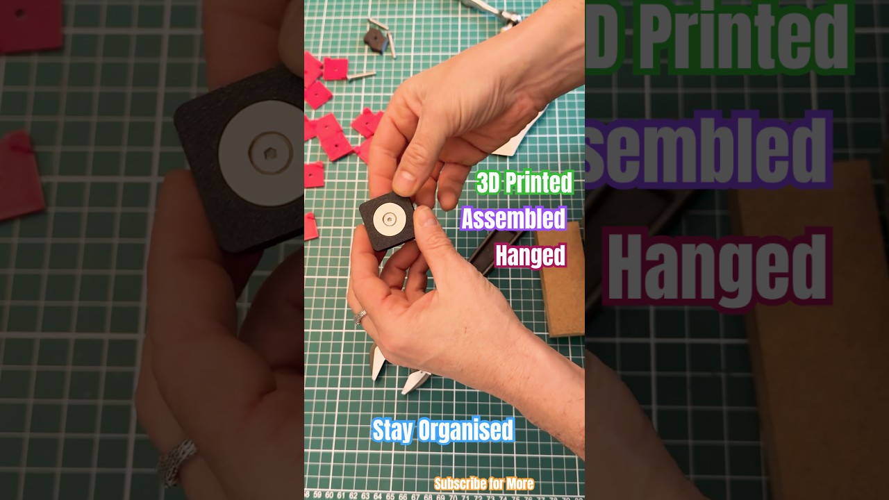 3D Printed Magnetic Tool Holder | Workshop Wall Storage #3dprinting #tools #diy