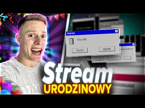 🔴 STREAM URODZINOWY 🎊 | ROZWALAMY KOMPUTER WIRUSAMI | 3 ZŁ = 1 MIN  🎊