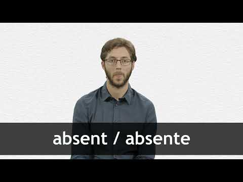 English Translation of “ABSENT” | Collins French-English Dictionary