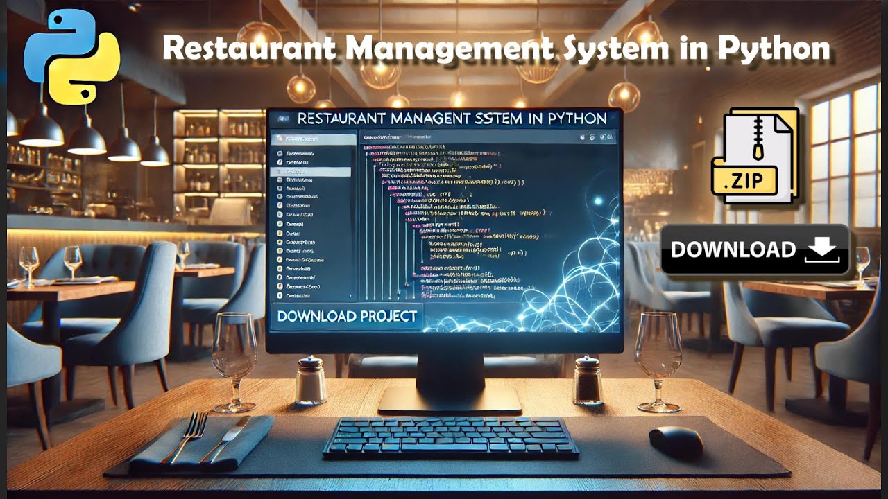 Python Mini Project: Restaurant Management System with Source Code Download