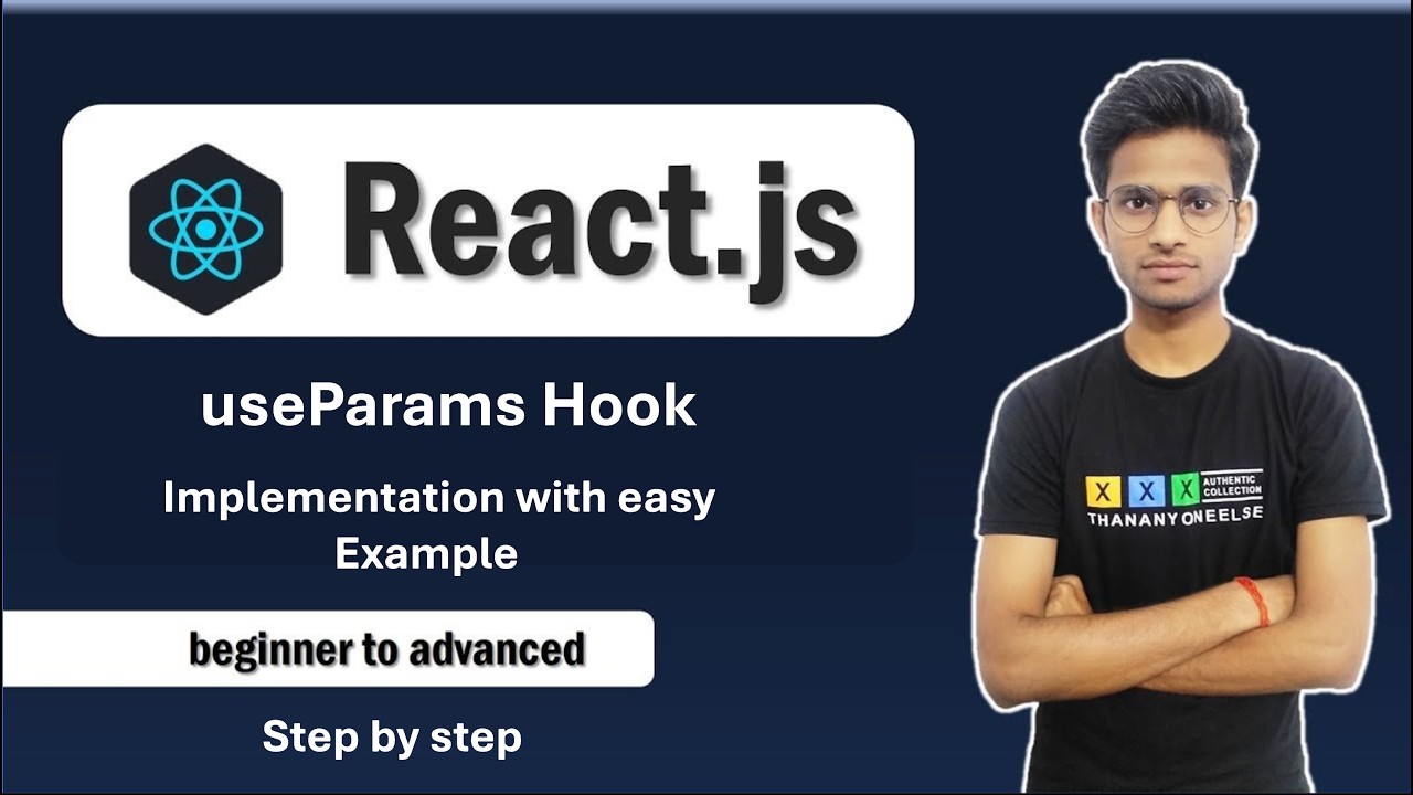 Learn useParams Hook in React in 5 Minutes | Hooks in React | useParams