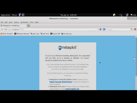 How to install Metasploit Rapid7 Pro in kali linux Linux academy