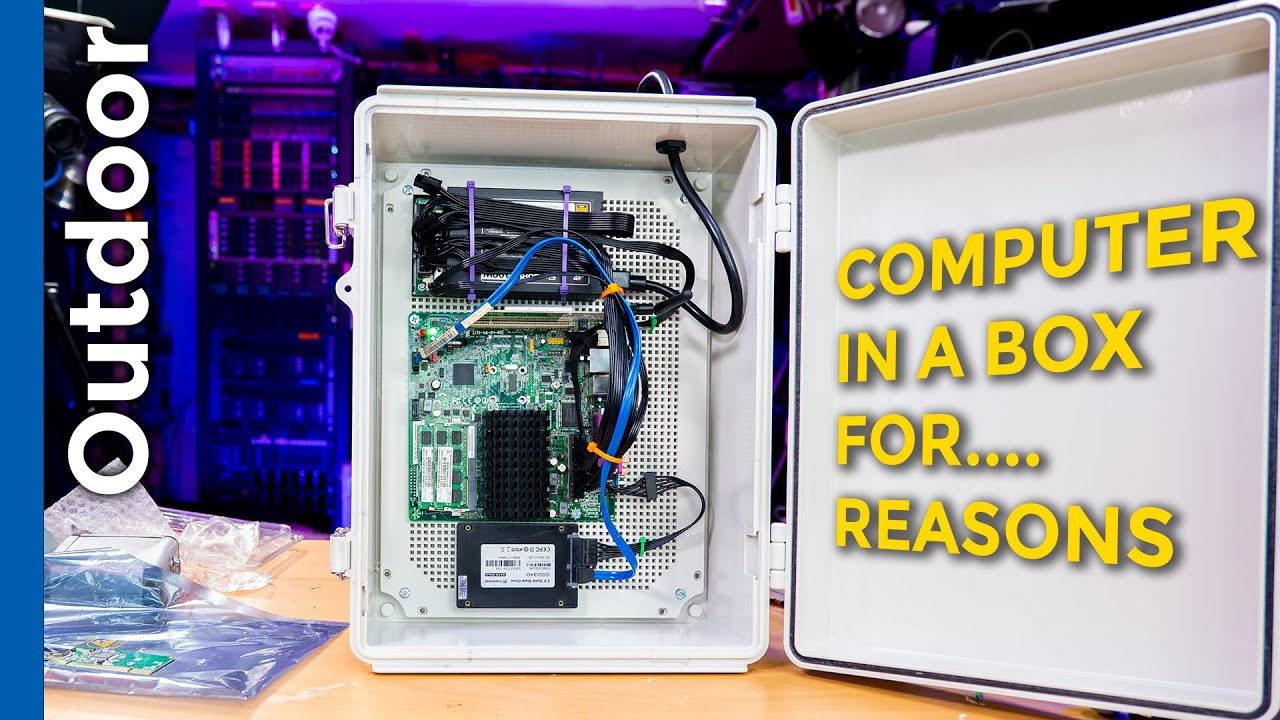 QILIPSU Outdoor Enclosure with a Computer Inside... Because.