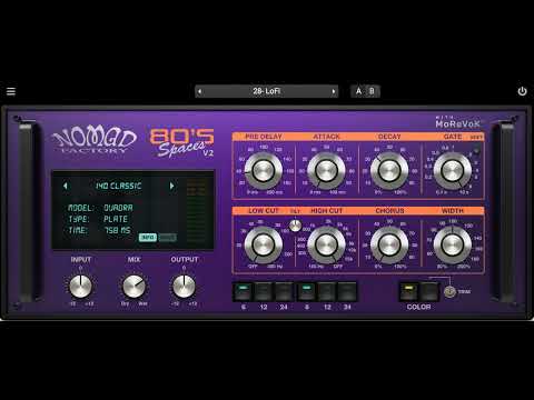 Nomad Factory releases 80's Spaces v2.0