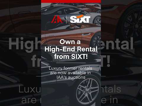 High-End Rentals from SIXT are now available in our auctions! Visit IAAI.com today! #iaai #iaa