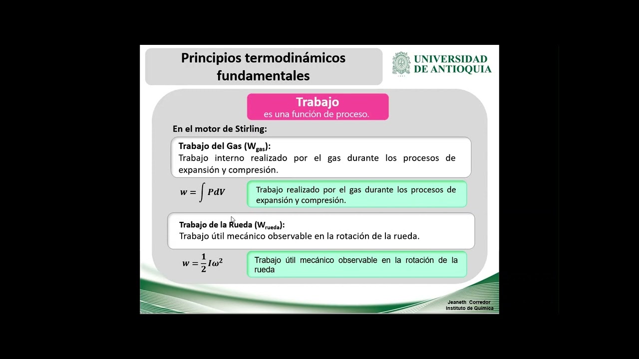 Motor de Stirling: Termodinámica Real Aplicada a la Química 🔥⚙️