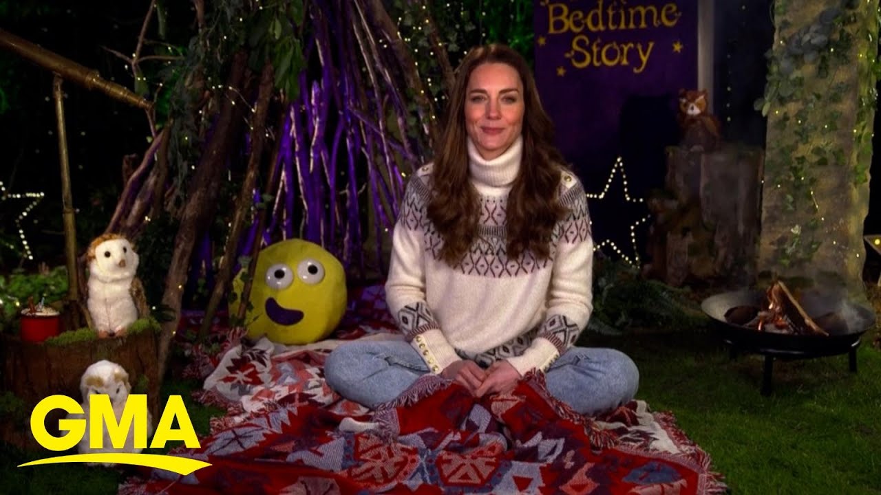 Duchess Kate reads a bedtime story for children’s mental health week l GMA