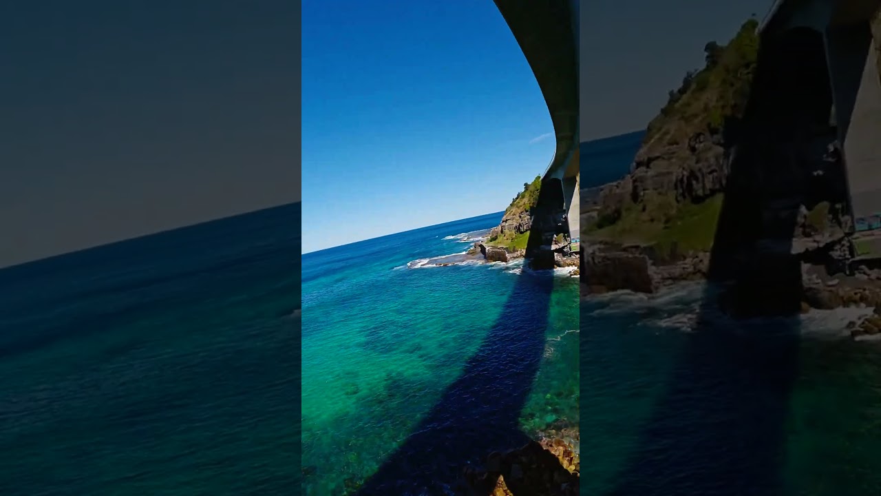 FPV Drone flipping around the 'Grand Pacific Drive'
