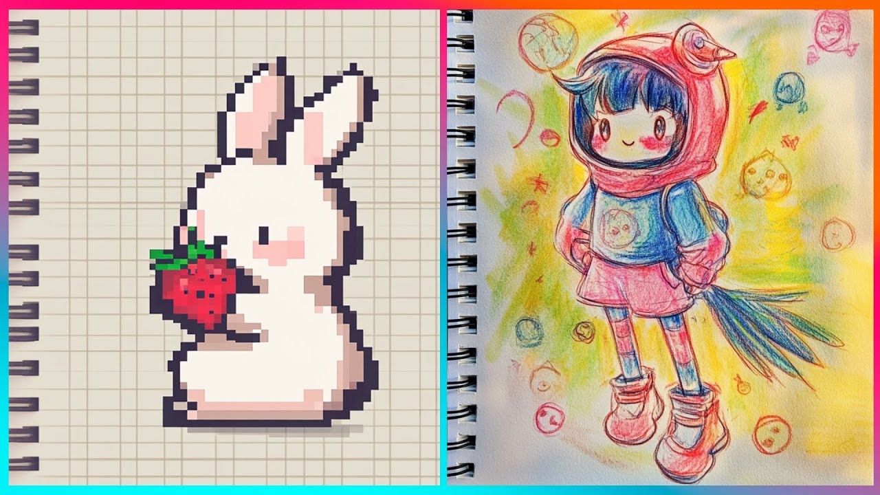 50 Cool Drawings to Do When Bored | Sketchbook Ideas