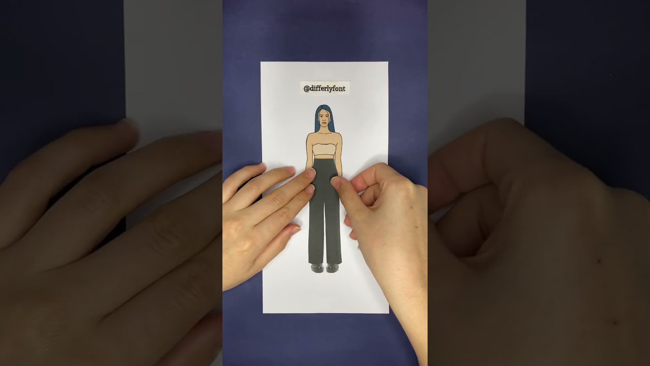 Basic Outfit🌬💦#differlyfont #satisfying #drawing #art #shorts #painting #fashion #basic #outfit