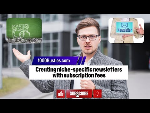 1000 Hustles: Newsletters with Subscriptions - Earn extra $$ income with side jobs, we'll explain!