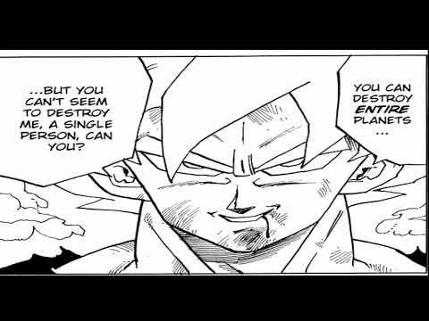 Goku's I Am The Super Saiyan Speech (Dragon Ball Z Manga Fan Dub)