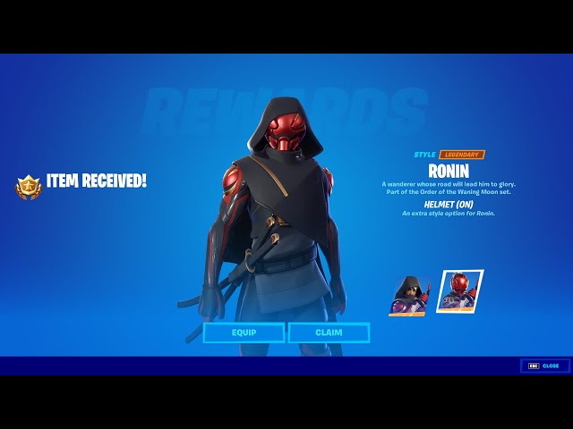 How to get the Ronin S mask in Fortnite Chapter 3 Season 1