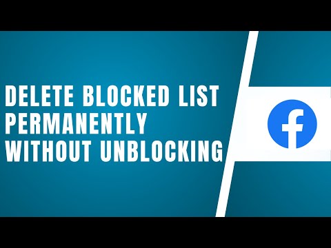 How To Delete Facebook Blocked List Permanently Without Unblocking