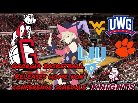 Georgia bulldogs basketball release home non conference schedule for 2025-26 season