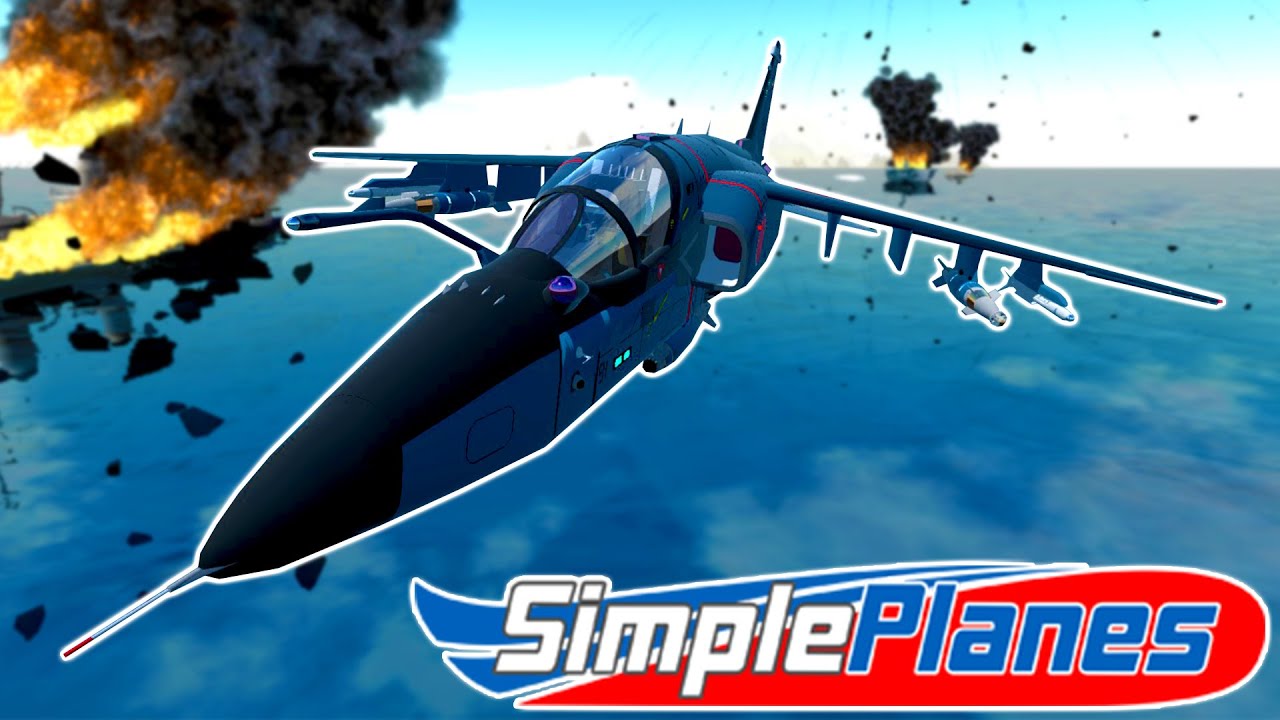 Single Jet DESTROYS Two Entire FLEETS (Kinda)!  -  Simple Planes  -  Showcase