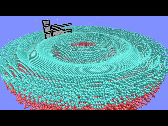 Minecraft Redditor makes a real-time working 3D graphing calculator