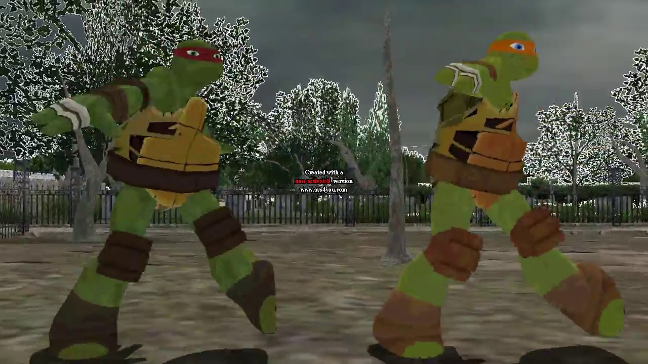 MMD TMNT Lean on