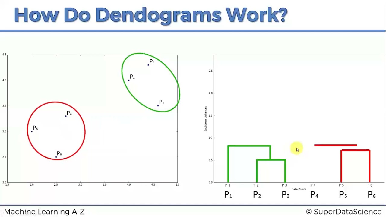 ML Unsupervised learning clustering Dendograms