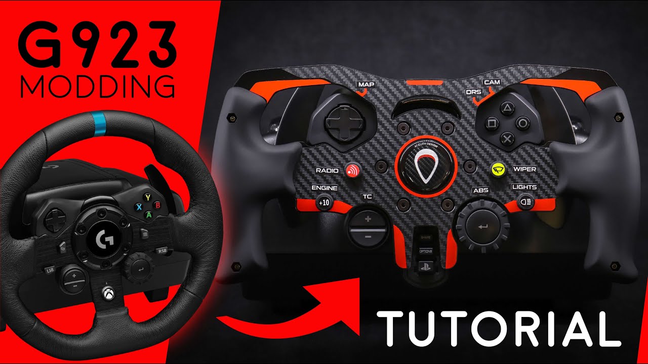 HOW TO INSTALL a F1 MOD to LOGITECH G923 G29 G920 - TUTORIAL