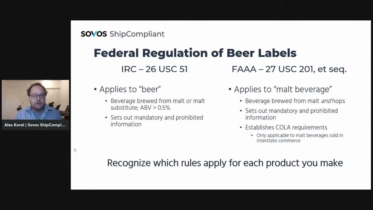 What’s In a Label?: A Review of Regulatory Guidelines and Registration Processes for Breweries