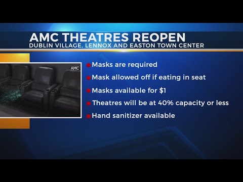 3 AMC theaters reopen in Columbus