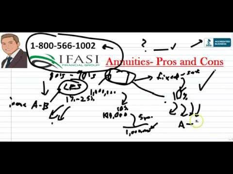 Annuities Pros and Cons - Pros and Cons of Annuities