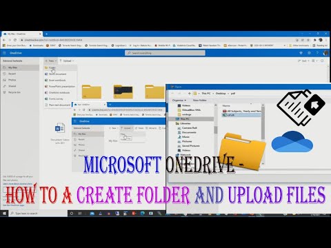 OneDrive - How to Create a Folder and Upload Files