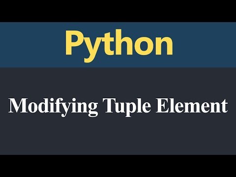 Learn Modifying Tuple Element in Python Hindi - Mind Luster