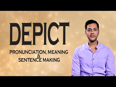 Depict - Meaning & Pronunciation Word World Audio Video Dictionary