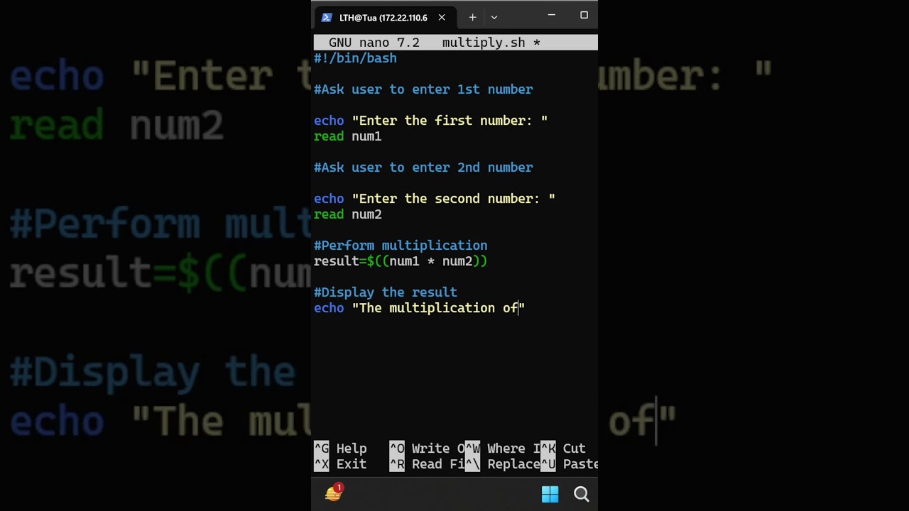 Linux Bash Script Basics Shell Scripting #linux #bash #coding