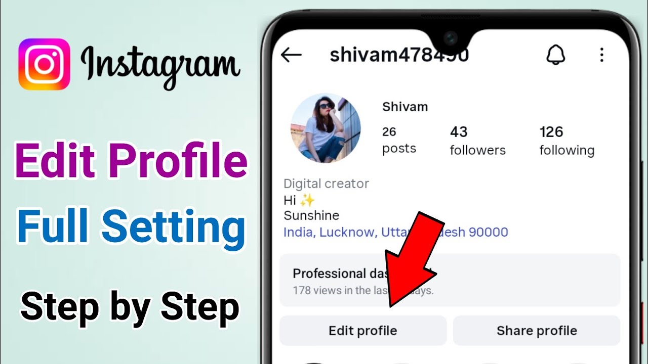 Edit Profile Full Setting | Instagram Edit Profile | Edit Profile Kya Hota Hai