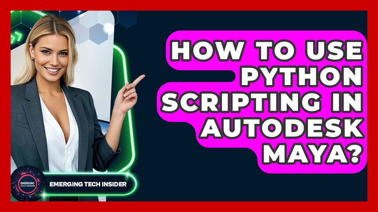 How To Use Python Scripting In Autodesk Maya? - Emerging Tech Insider