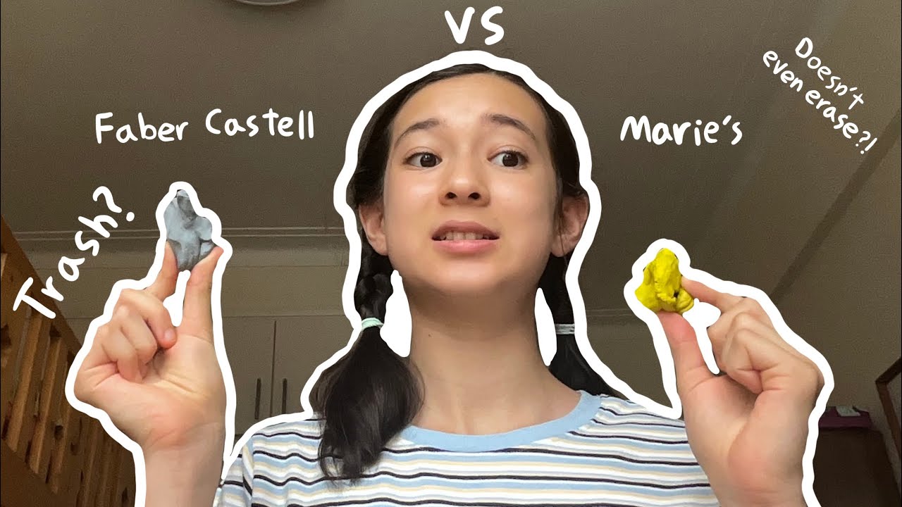 Faber Castell VS Marie’s Kneaded Eraser! WHO WILL WIN?