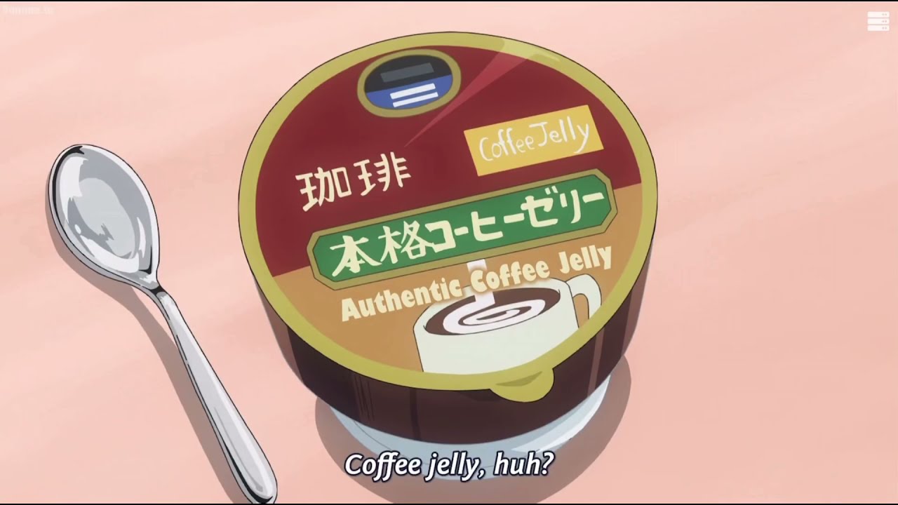 Saiki saying coffee jelly for 8 seconds straight