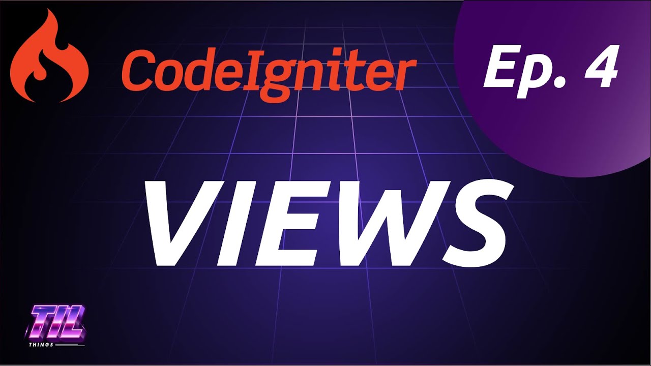 Learning Codeigniter 4 - Views