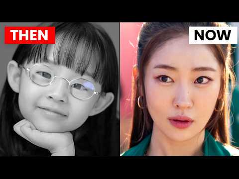 Squid Game Cast Childhood Photos vs NOW