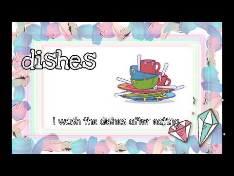 LEARN NEW WORDS: CHILDREN'S VOCAB! Words associated with "HOUSE"