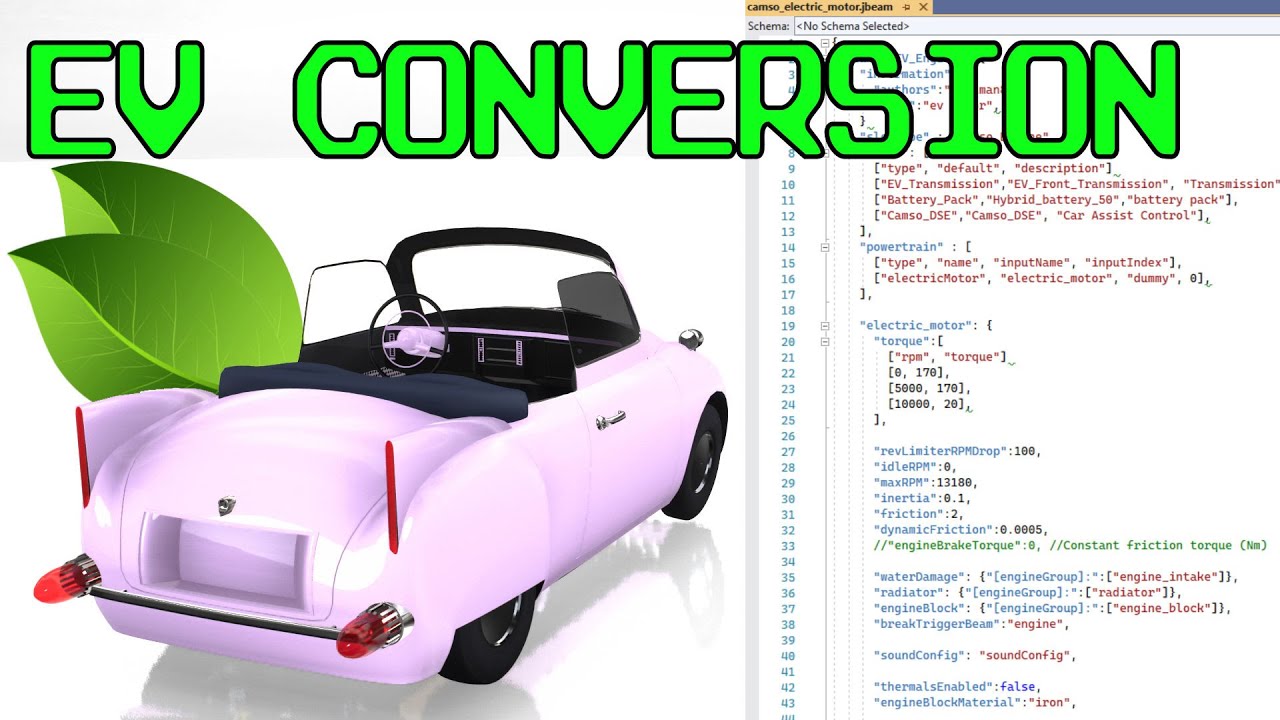 Real EV Conversions are now Easier!! Automation🔧BeamNG