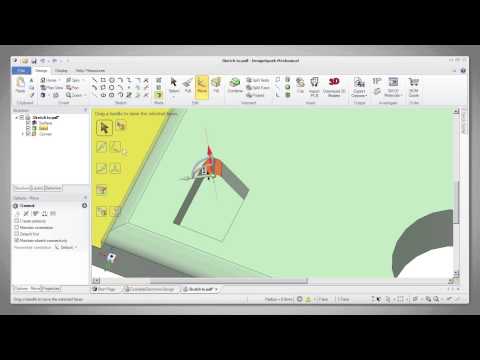 DesignSpark Mechanical - Basics - 5c. - The Move Tool - Moving using the anchor Video Lecture ...