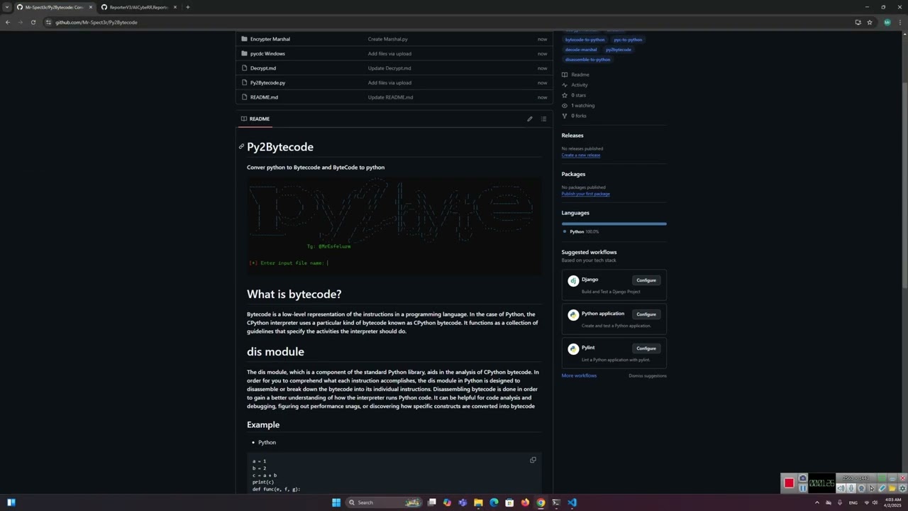 Decrypt Marshal! (python)       #Decrypt_marshal #Decrypt #Decrypter #Decrypt_python