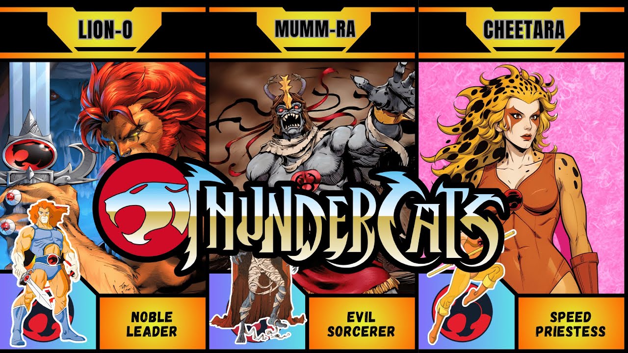 Every Thundercats Character and Their Role #thunderctas #cartoon #cartoons #80scartoons