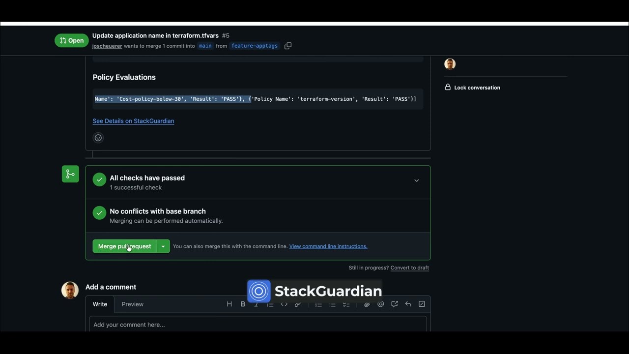 GitHub-Driven Terraform Workflows with StackGuardian