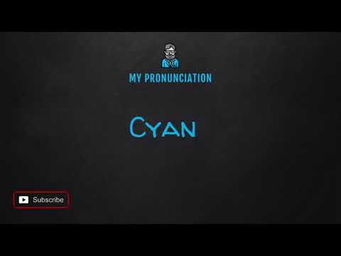 How to pronounce Cyan || Colour || My Pronunciation