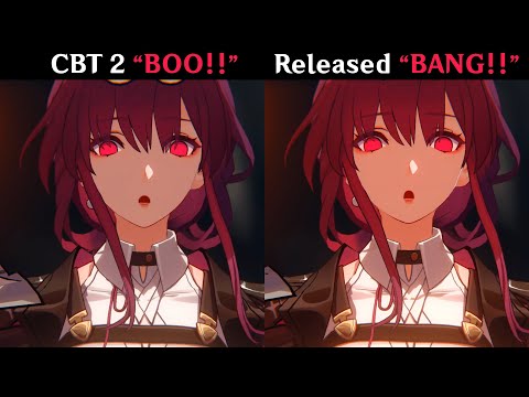Kafka "BOO!" vs Kafka "BANG!" Ultimate voice lines (CBT2 & Final Release)
