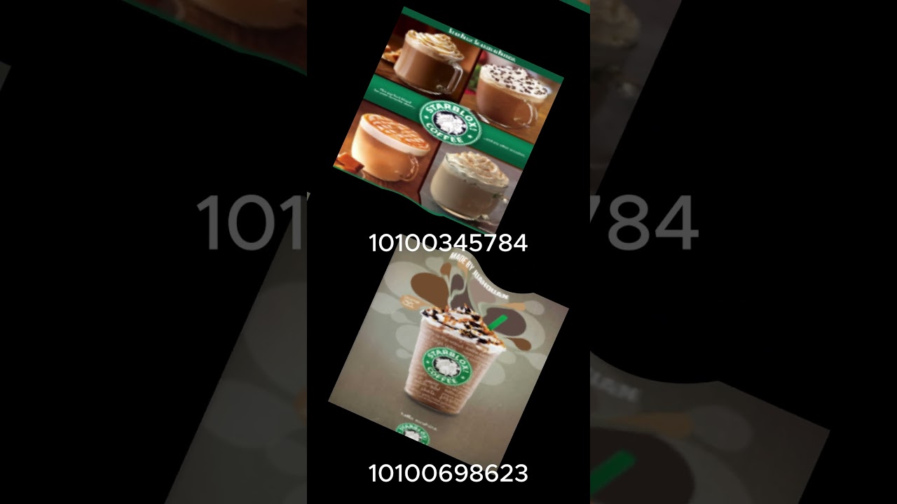 Bloxburg Starbucks decals #Roblox #Bloxburg #decals #berryavenue #clubroblox #bloxburgnewupdate