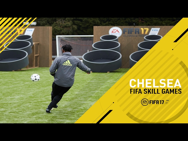 Video: Chelsea players take part in real life EA Sports FIFA 17 ‘skill ...