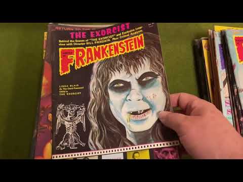 Early 70’s Black & White Horror Comic/Magazine Collection Dracula, Frankenstein,Tales of the Zombie